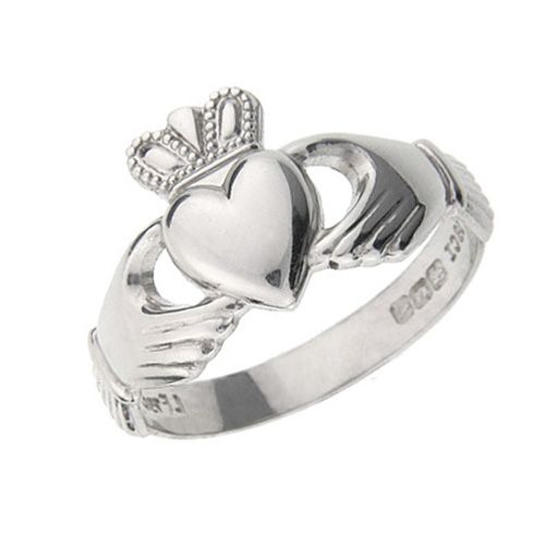 Ladies Authentic Claddagh Ring in Platinum | Claddagh Jewellers
